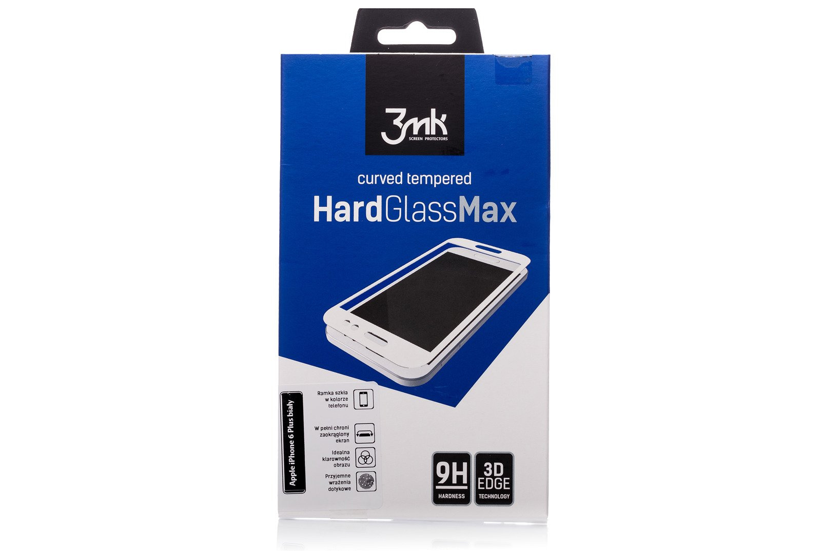 Szk o Ochronne 3mk Curved Tempered HardGlass Max Apple IPhone 6 Plus
