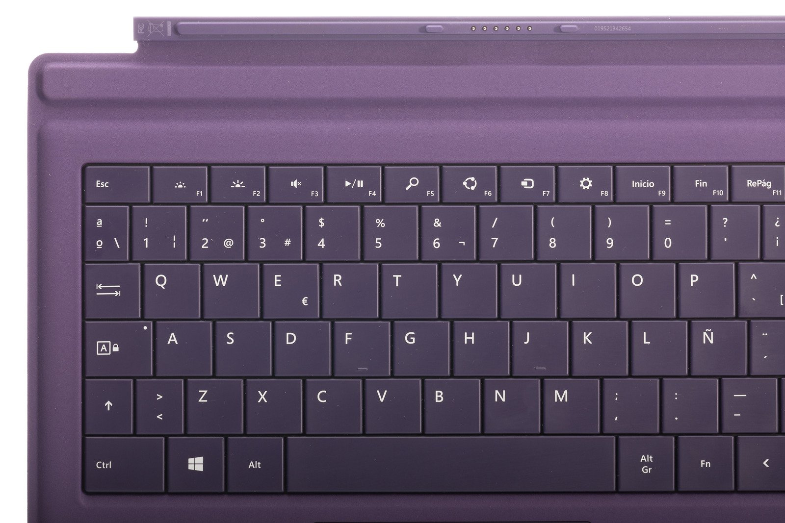 Keyboard Surface Type Cover Pro 3 Purple Grade A (Spanish) Like new \ A ...