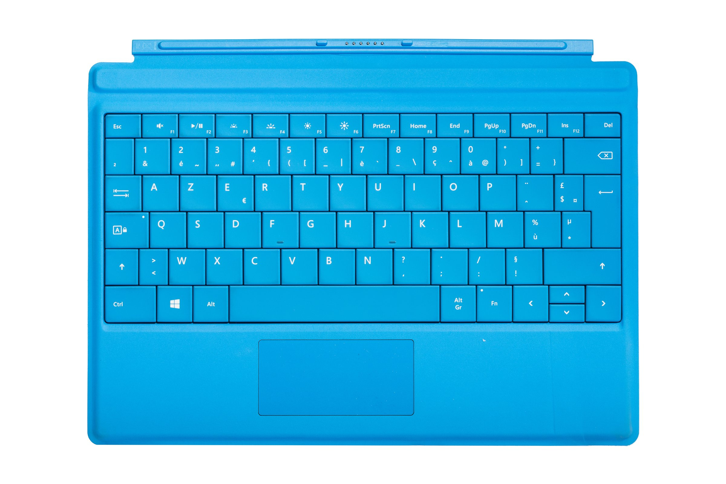 Keyboard Microsoft Surface Type Cover 3 Cyan AZERTY (Belgian) Grade B ...