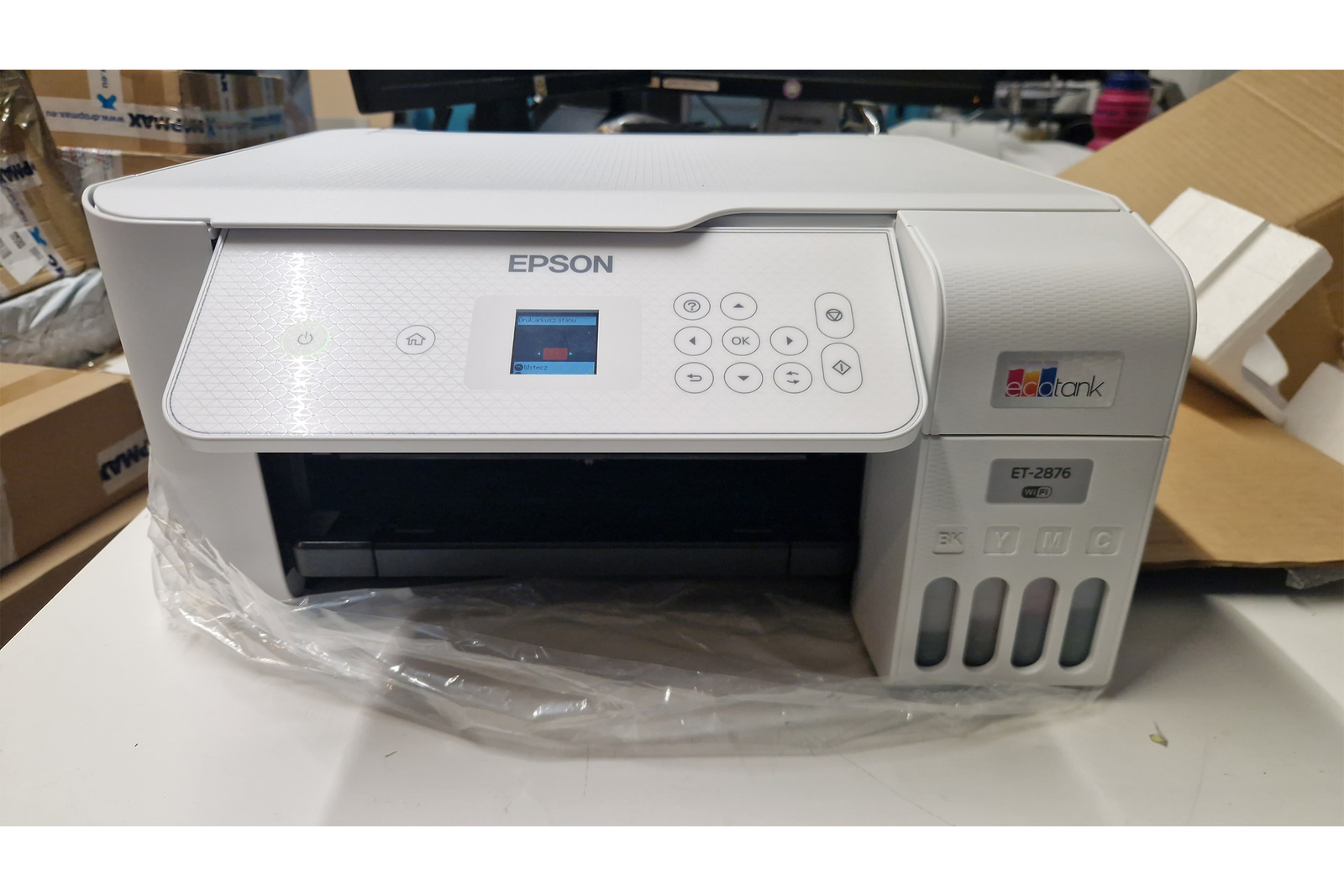 Epson EcoTank ET-2876 A4 Wi-Fi Duplex Druk Skan Kopia Biały | Drukarki ...