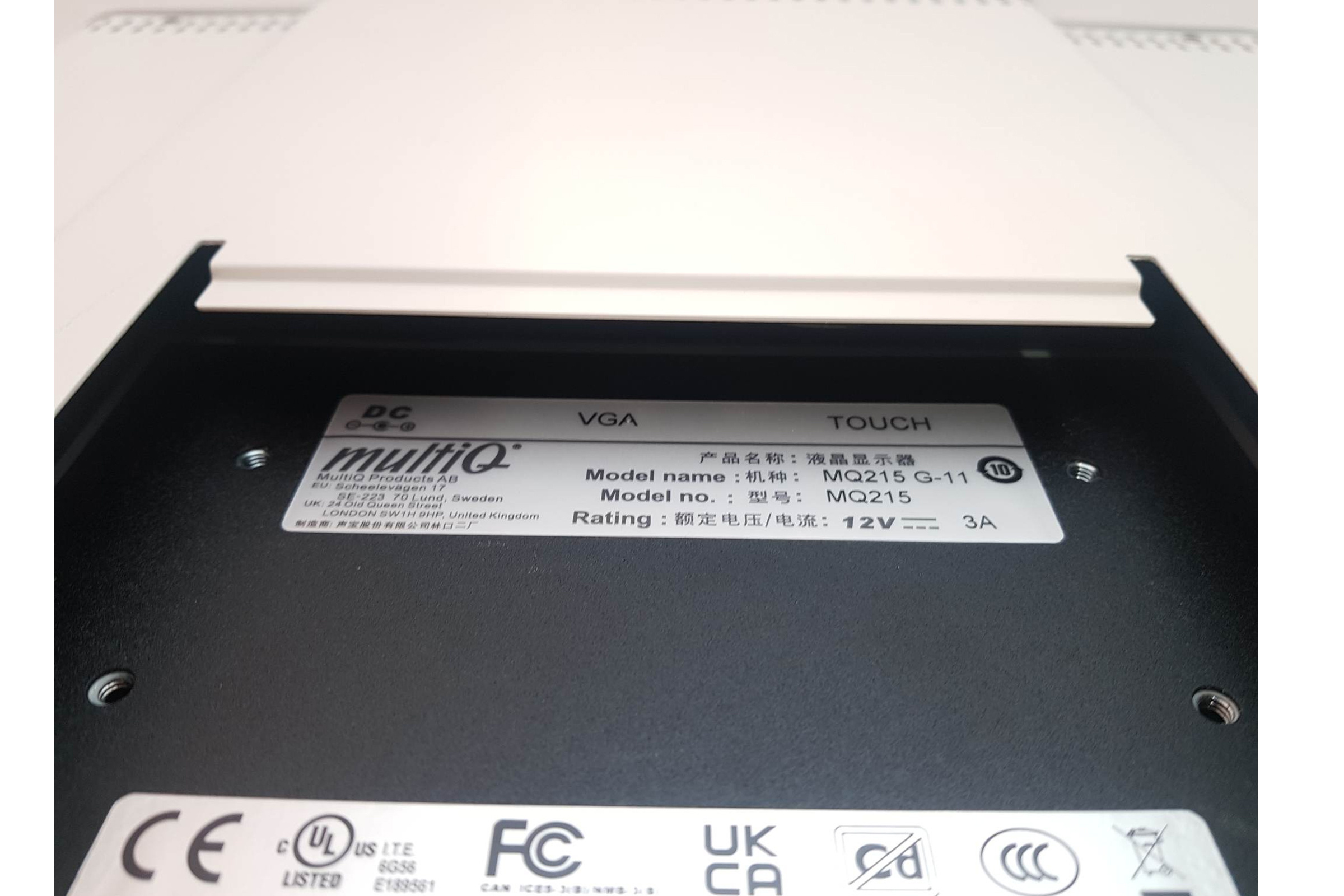 Monitor MultiQ MQ215 G-11 15' VGA Touch USB POS | | Dropmax