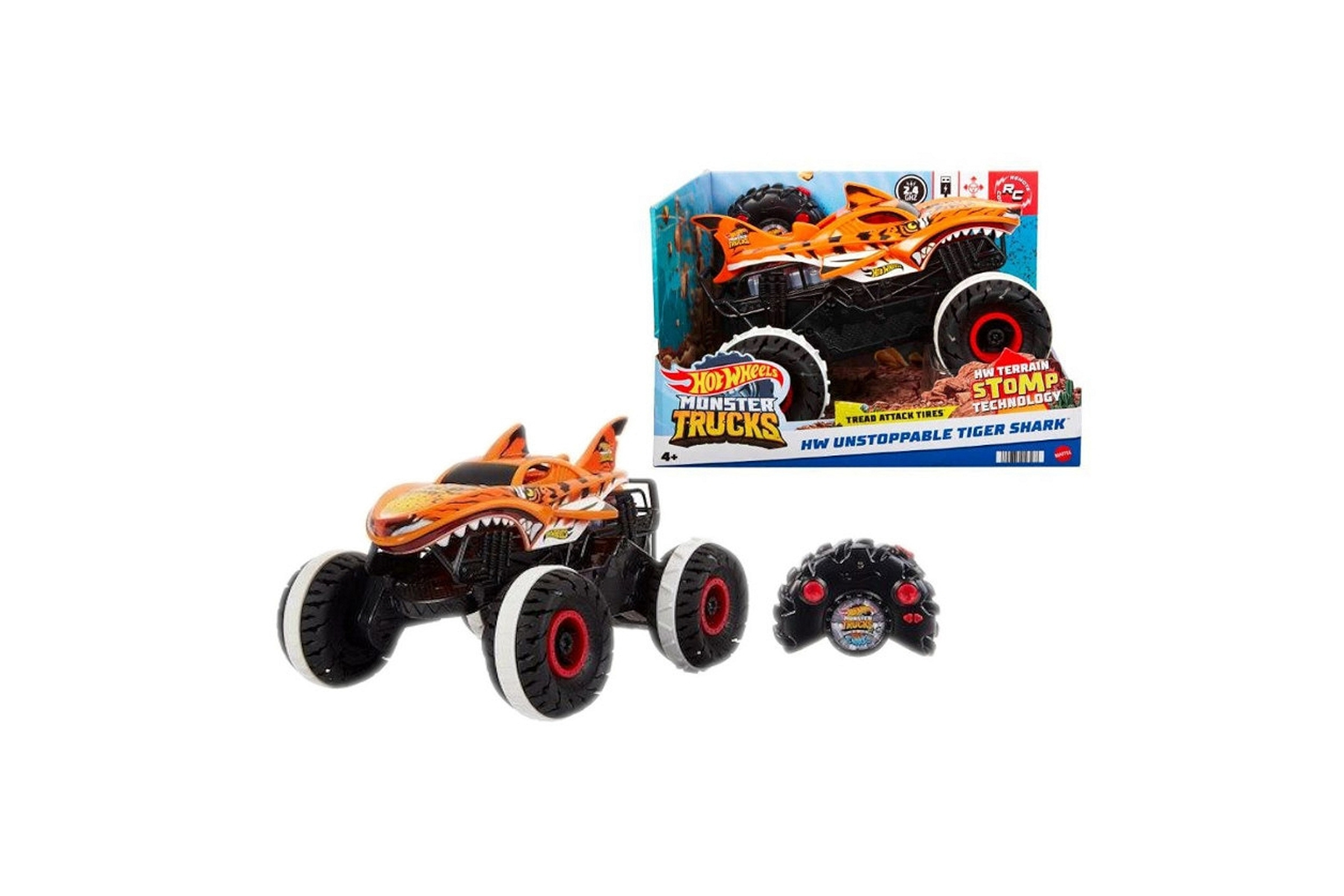 Mattel Hot Wheels Monster Trucks Tiger R/C HGV87 | | Dropmax