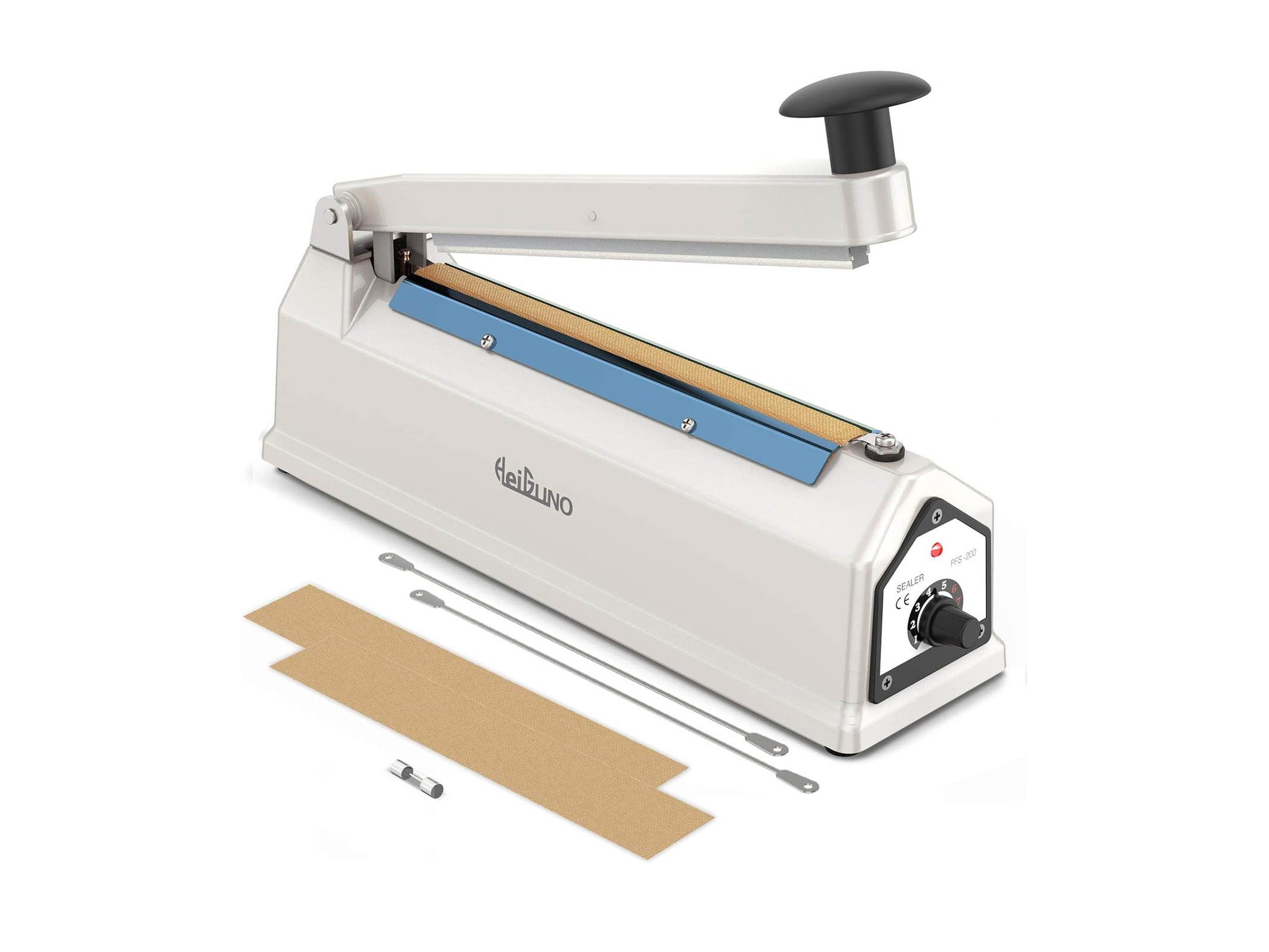 Zgrzewarka HeiGuno IW0208 8” Impulsowa Mylar PE/PP Paker Zgrzew Folii ...