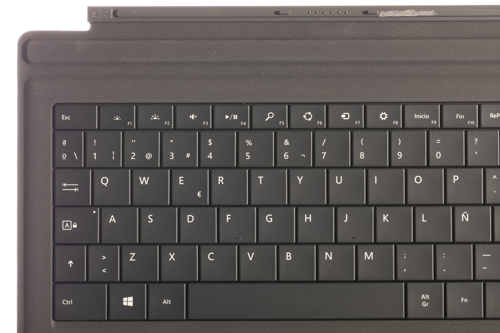 Keyboard Microsoft Surface Type Cover Pro 3 Black QWERTY (Spanish ...