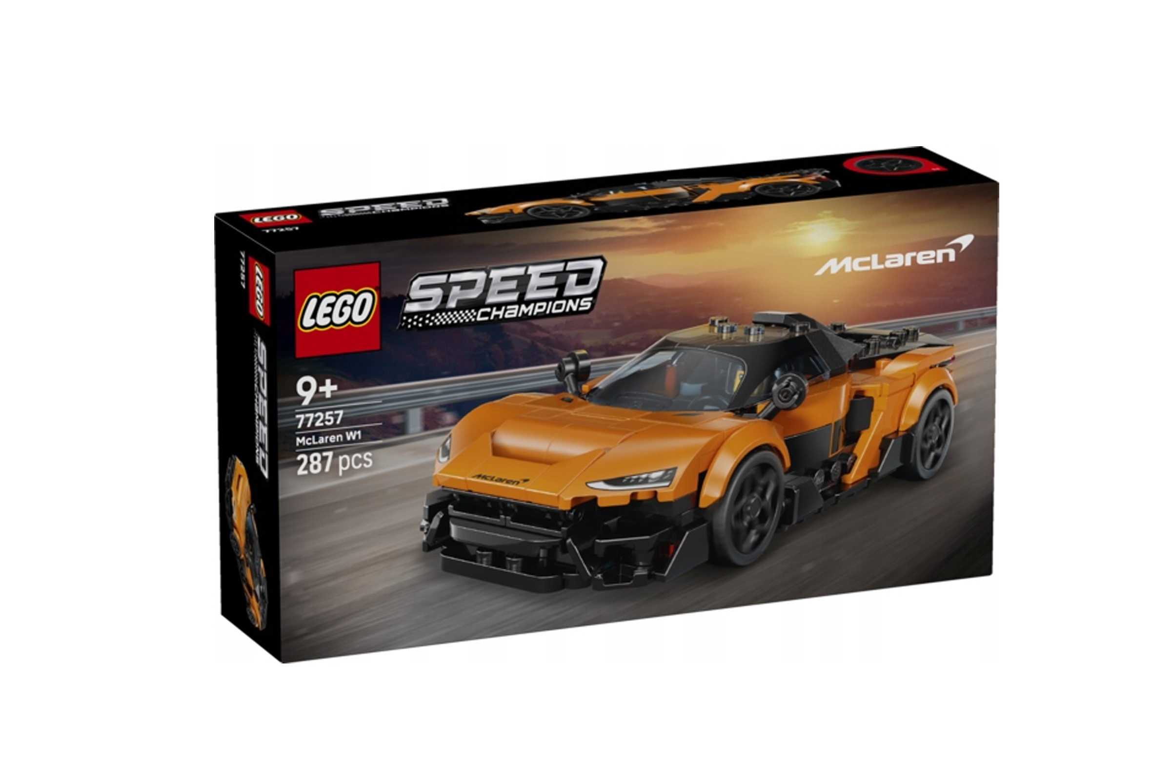 LEGO Speed Champions 77257 McLaren W1 Race Car Building Set 287 pcs 9 ...