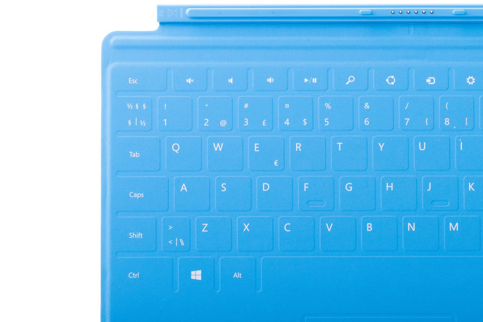 Keyboard Microsoft Surface Touch Cover 1 Cyan QWERTY (Nordic) Grade A A ...